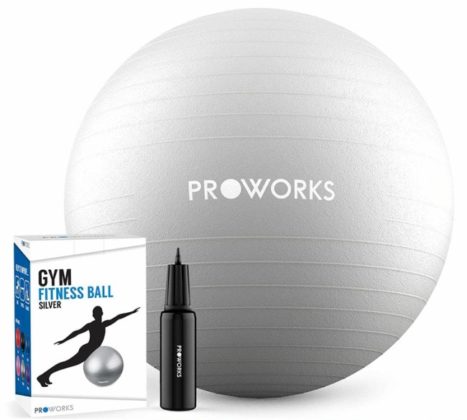 Proworks Exercise Ball Review - Healthy Celeb